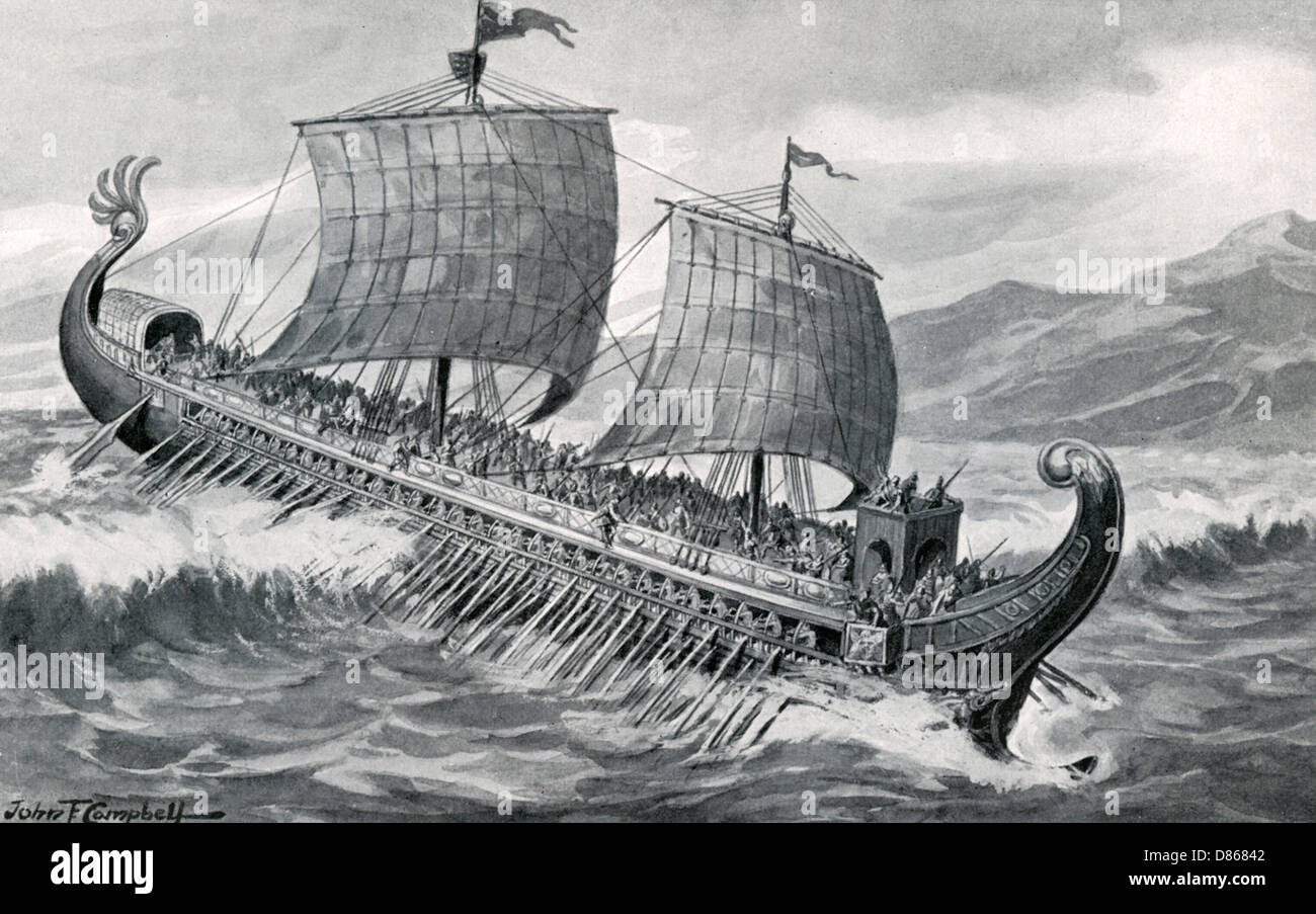Greek trireme Banque de photographies et d’images à haute résolution - Alamy
