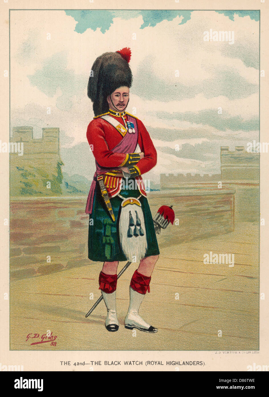 The black watch regiment Banque de photographies et d’images à haute ...