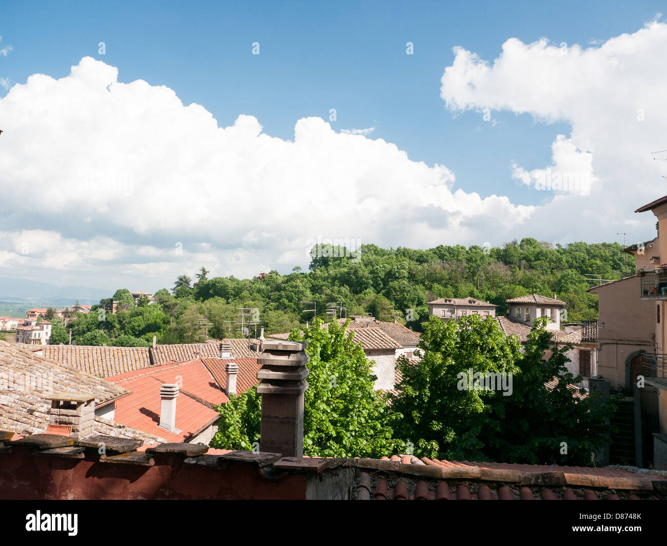Vue de dessus de toit italie Banque de photographies et d’images à ...