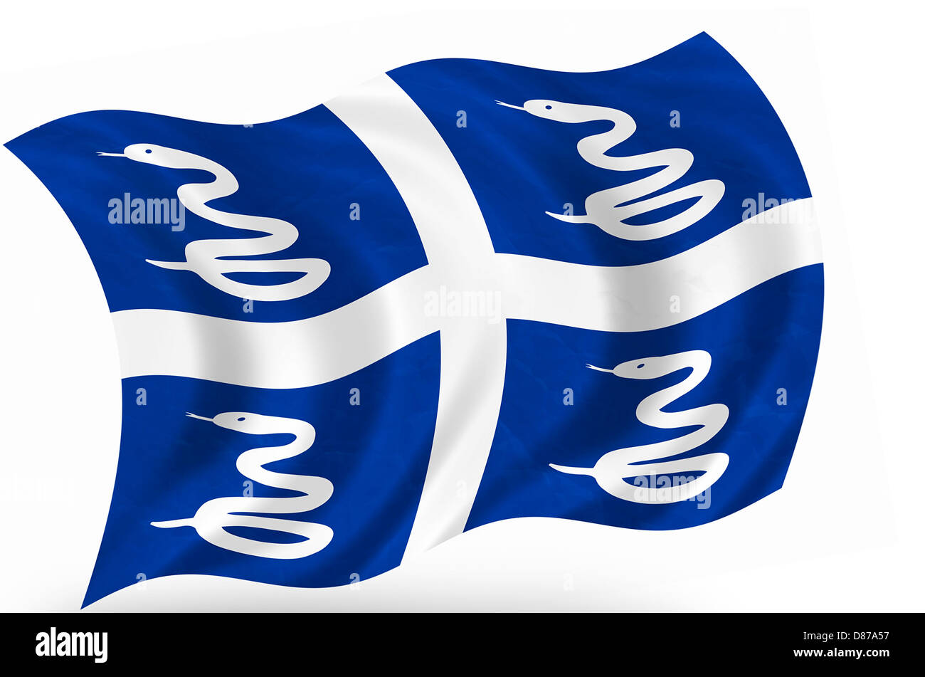 Drapeau martinique Banque de photographies et d’images à haute résolution - Alamy