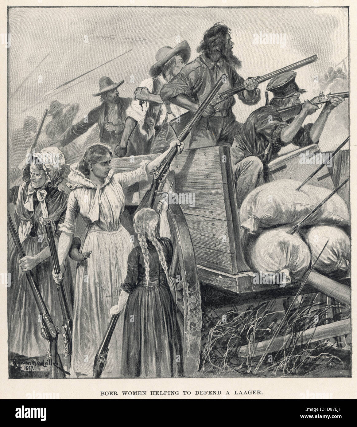 Le Grand Trek Boer Banque d'image et photos - Alamy