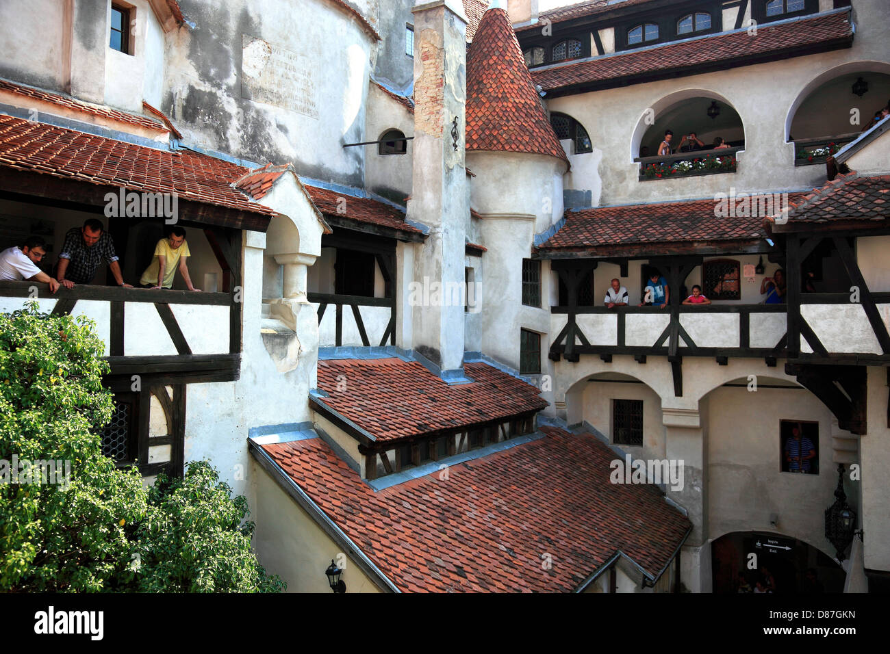 Le Château de Bran, le château de Bran, château de Dracula, le comté de ...