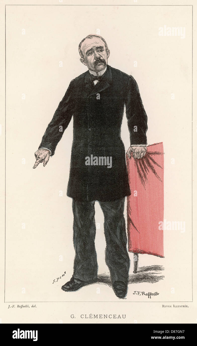 Georges Clemenceau 1841 1929 Banque d'image et photos - Alamy