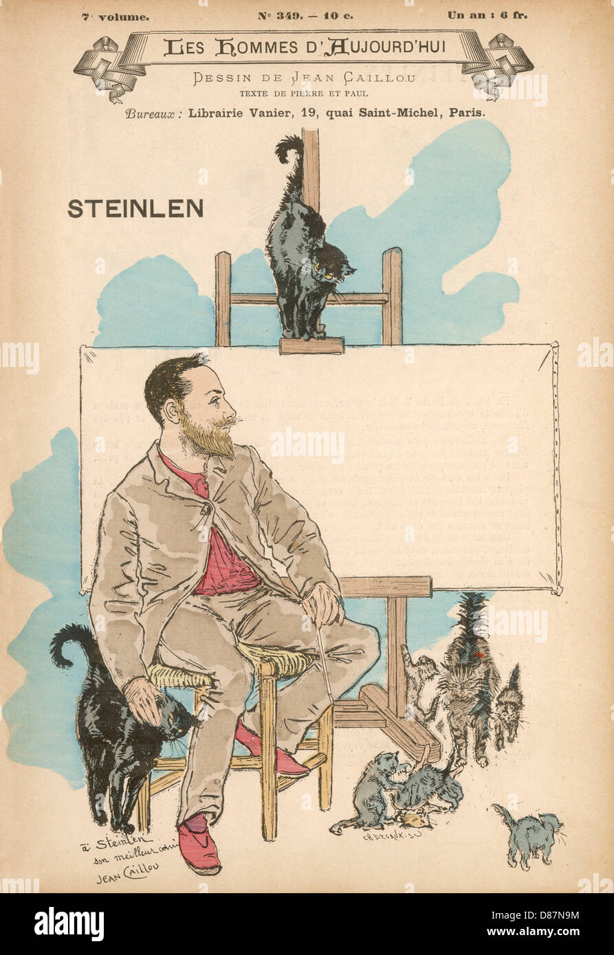 Artiste alexandre steinlen Banque de photographies et d’images à haute ...