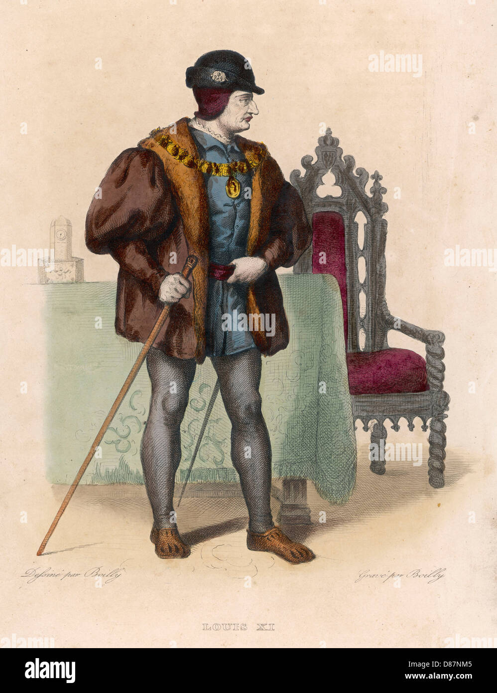LOUIS XI ROI DE FRANCE Photo Stock - Alamy