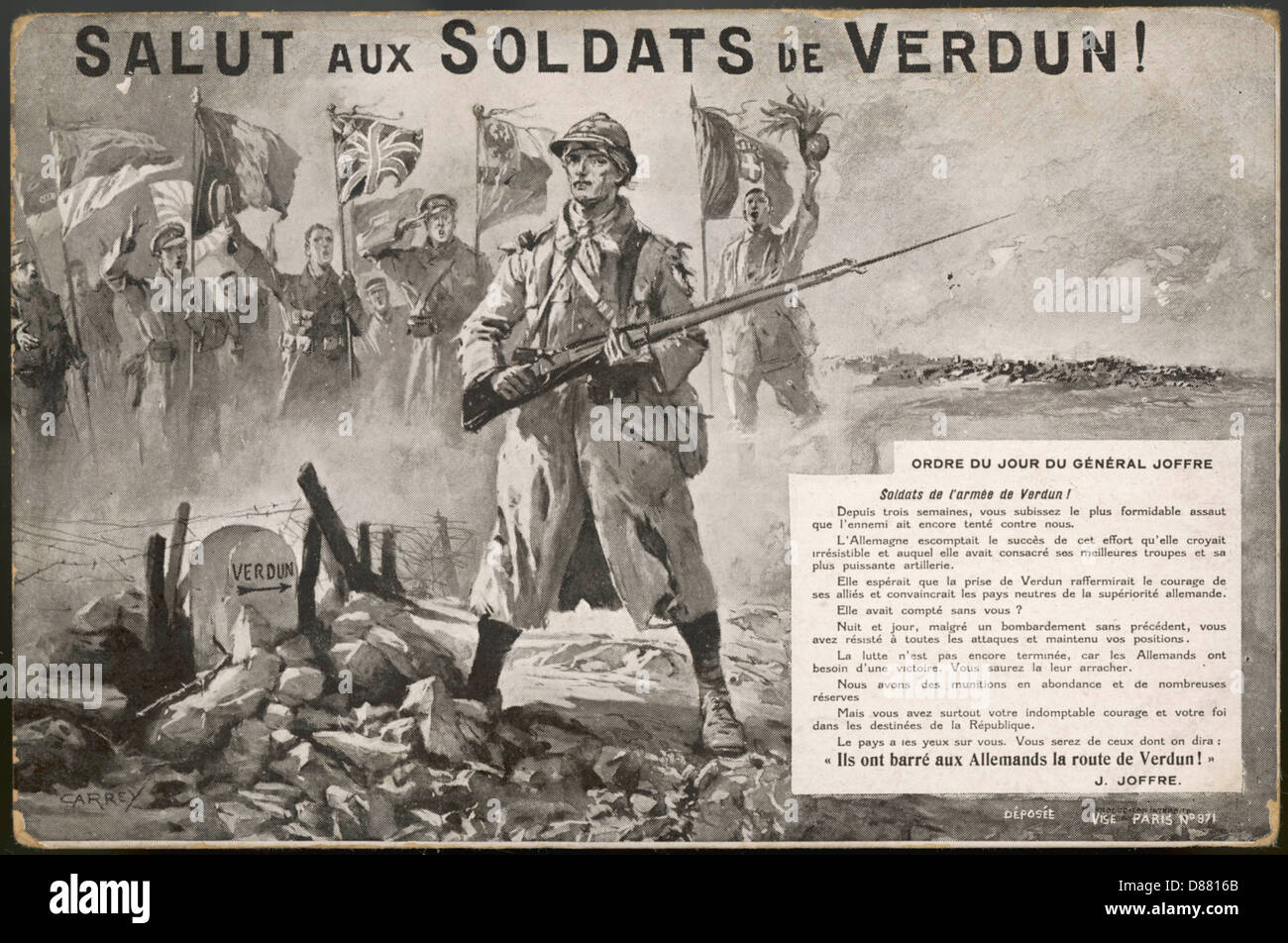 Verdun 1916 allemand Banque de photographies et d’images à haute ...