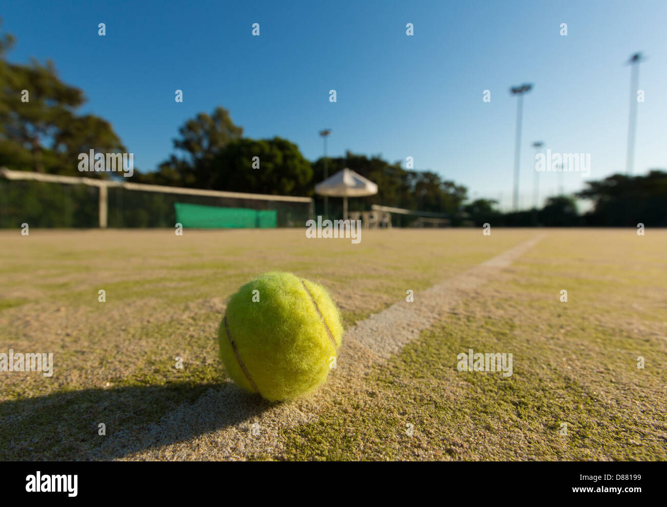 Balle de tennis verte Banque de photographies et d’images à haute ...