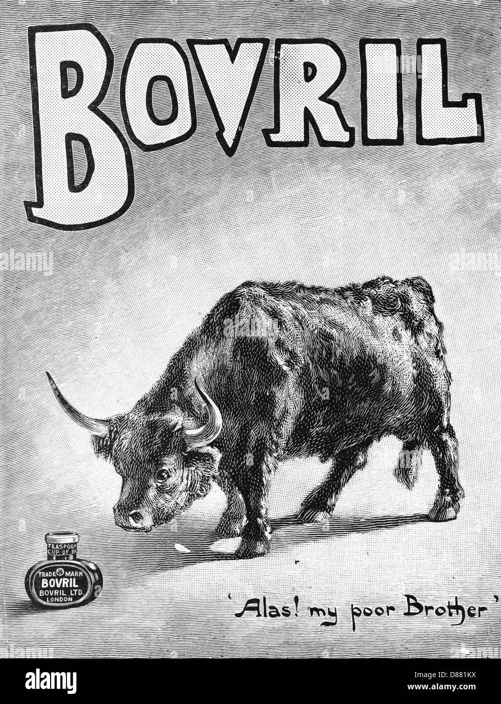 Bovril advert Banque de photographies et d’images à haute résolution ...