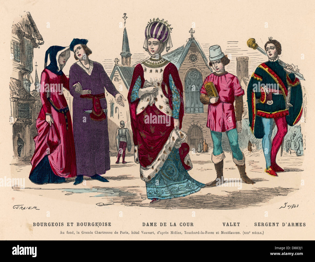 French bourgeois costume women Banque de photographies et d’images à ...