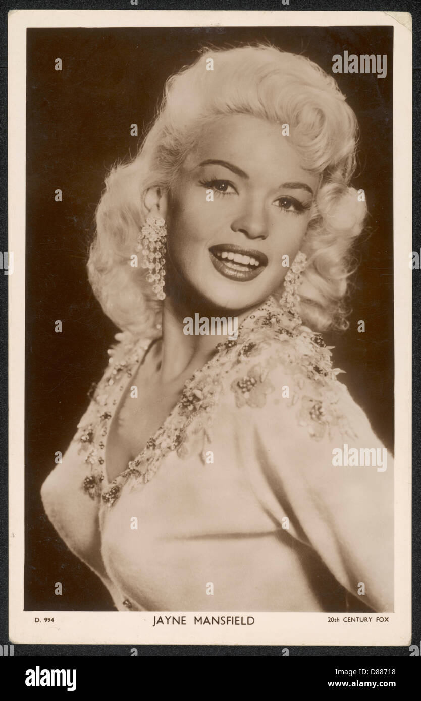 With Jayne Mansfield Banque d'image et photos - Alamy