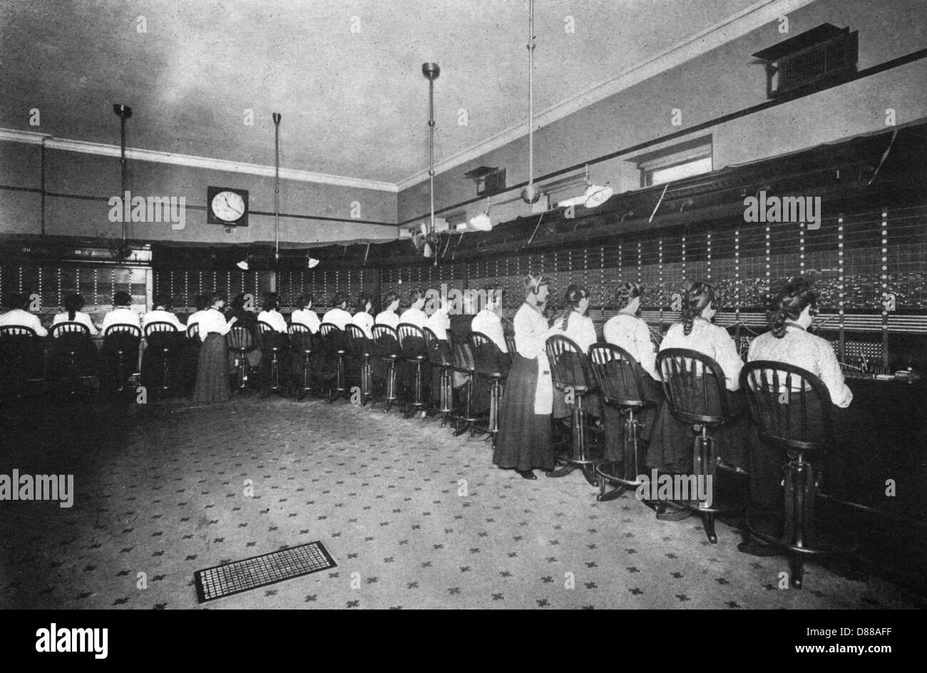 Historical telephone exchange Banque de photographies et d’images à ...