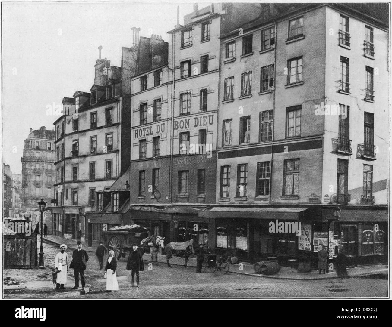 Paris 5eme arrondissement Banque d'images noir et blanc - Alamy