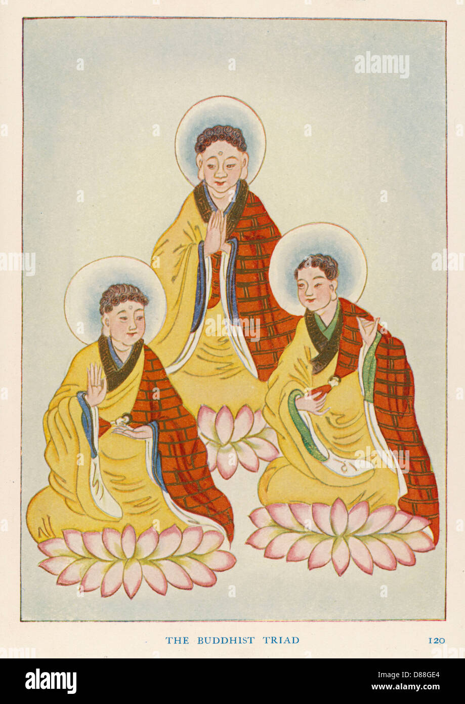 Buddhist triad Banque de photographies et d’images à haute résolution ...
