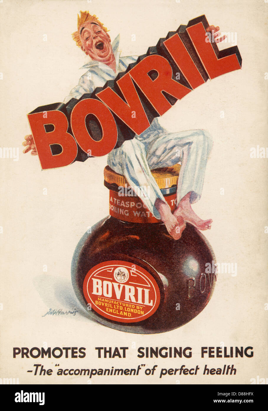 Bovril advert Banque de photographies et d’images à haute résolution ...