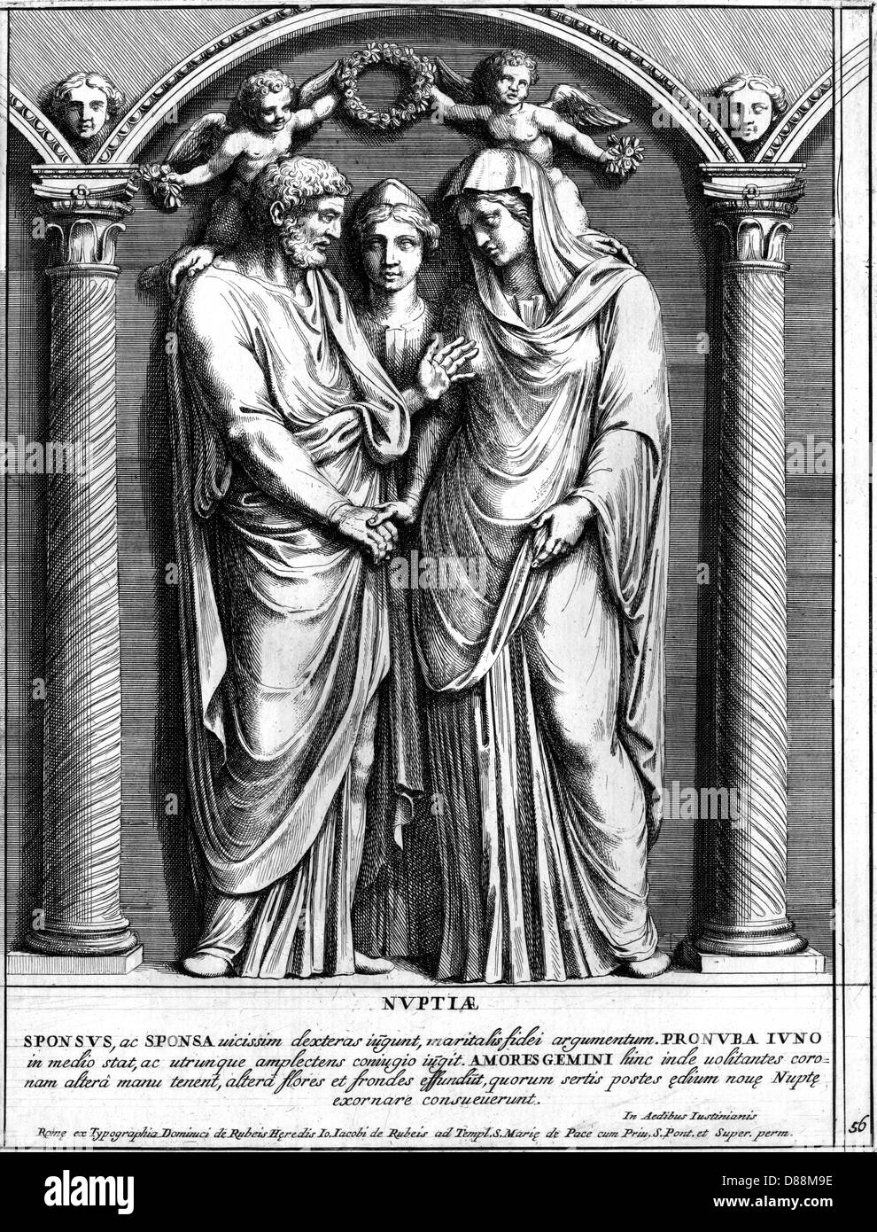Cérémonie de mariage romain Photo Stock - Alamy Cérémonie de mariage romain Photo Stock - Alamy