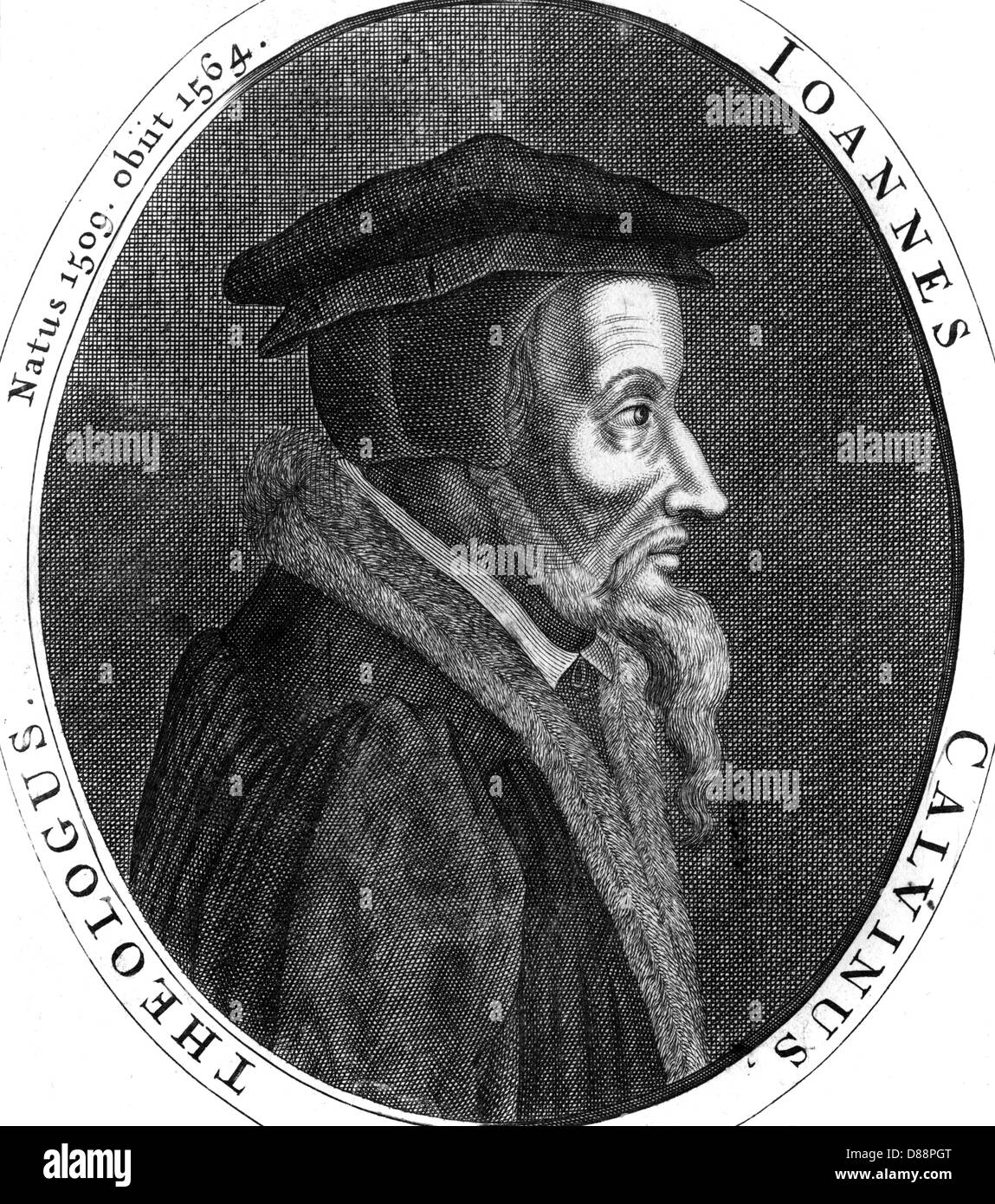 Jean calvin Banque d'images noir et blanc - Alamy