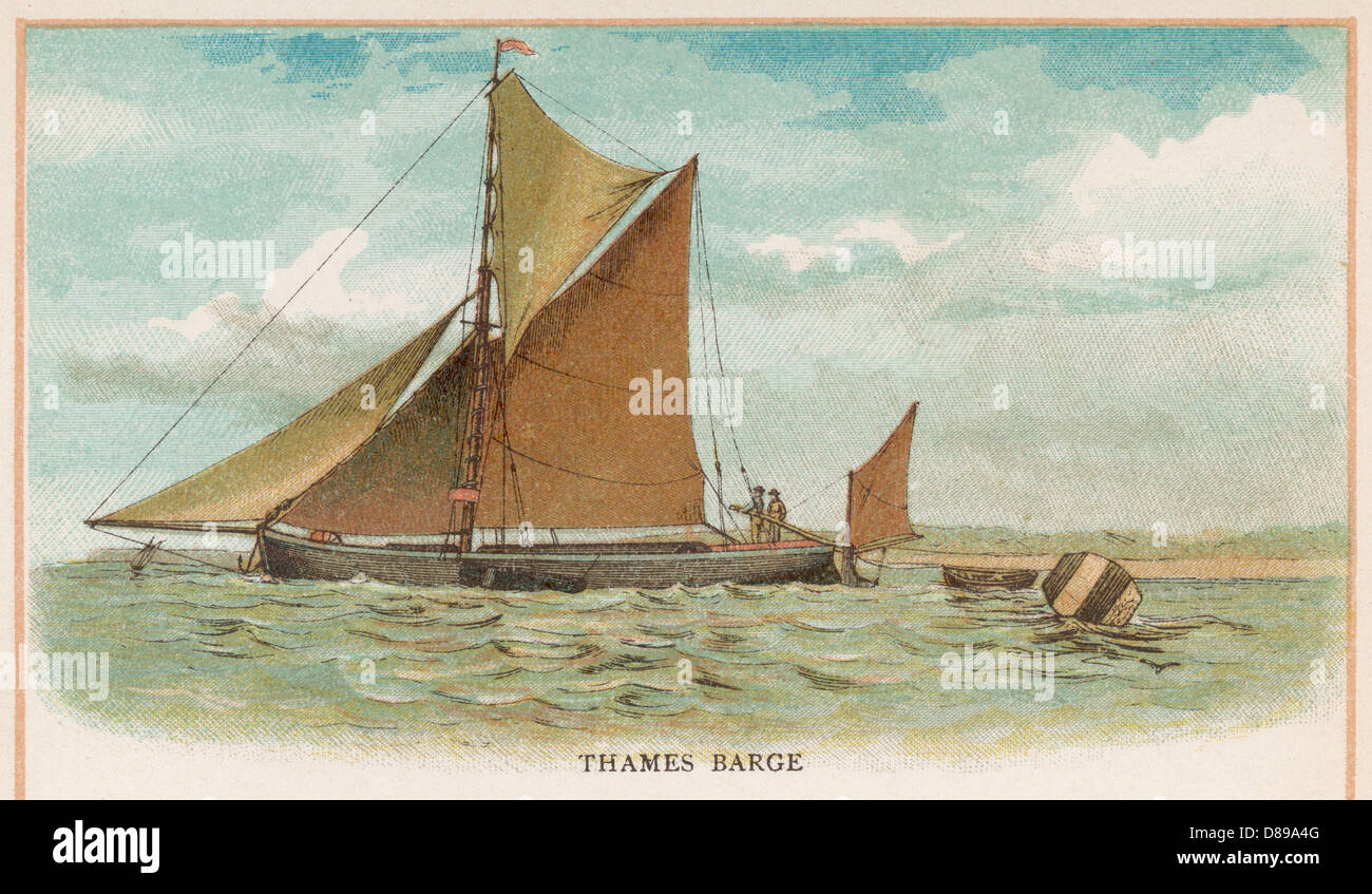 Thames barge Banque de photographies et d’images à haute résolution - Alamy