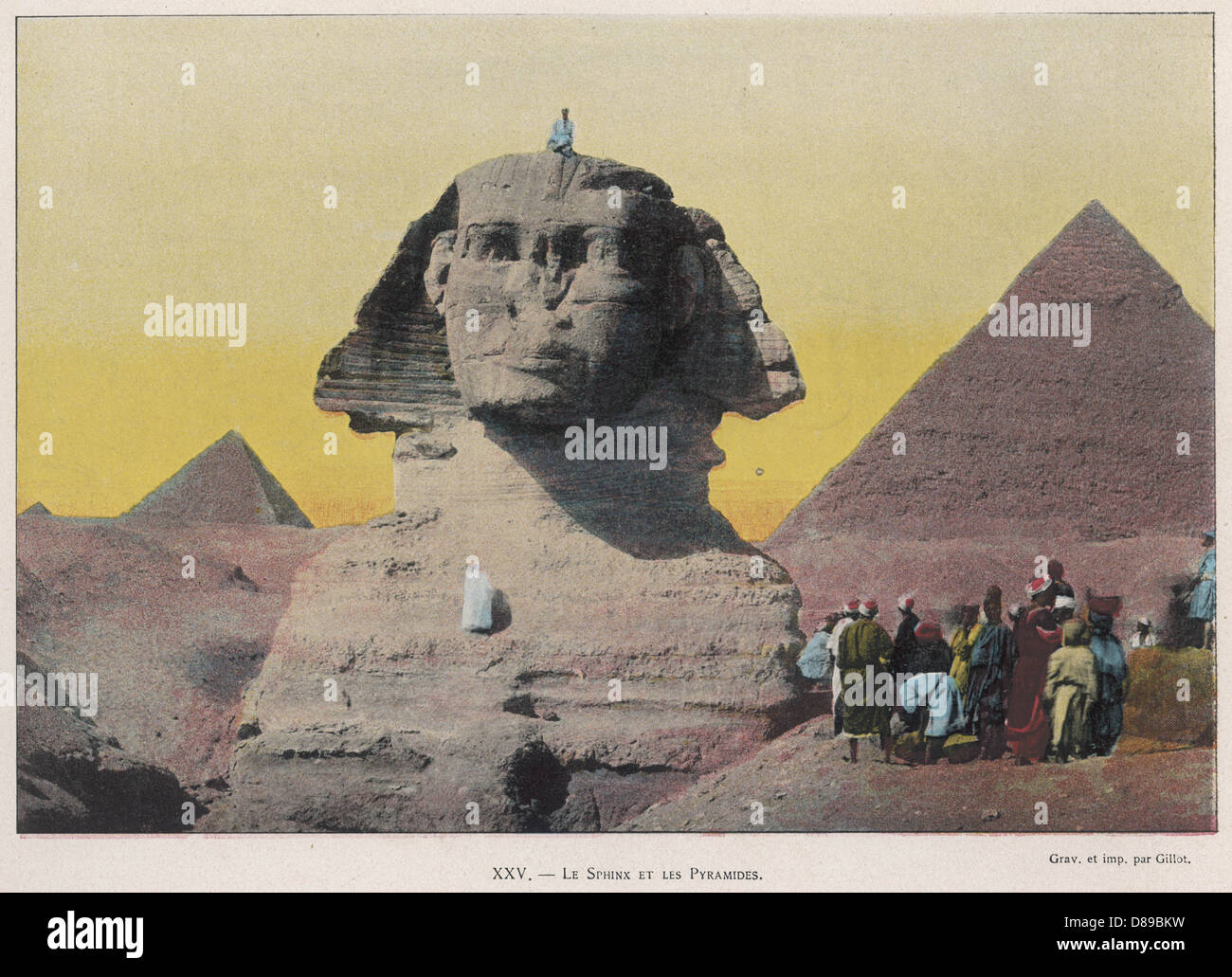 Sphinx et les pyramides de gizeh Banque de photographies et d’images à ...
