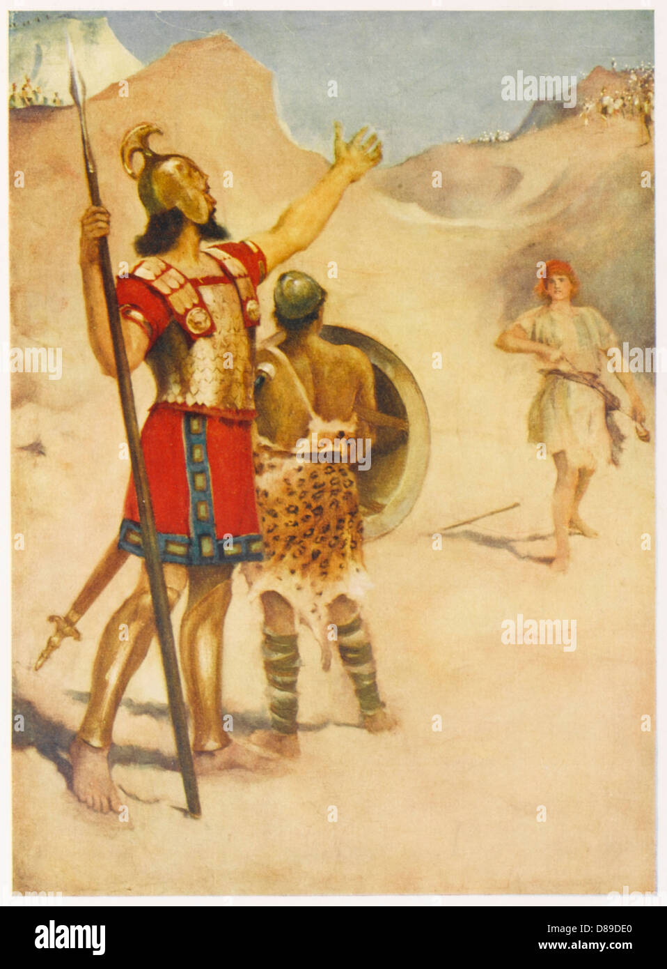 David slays goliath Banque de photographies et d’images à haute ...