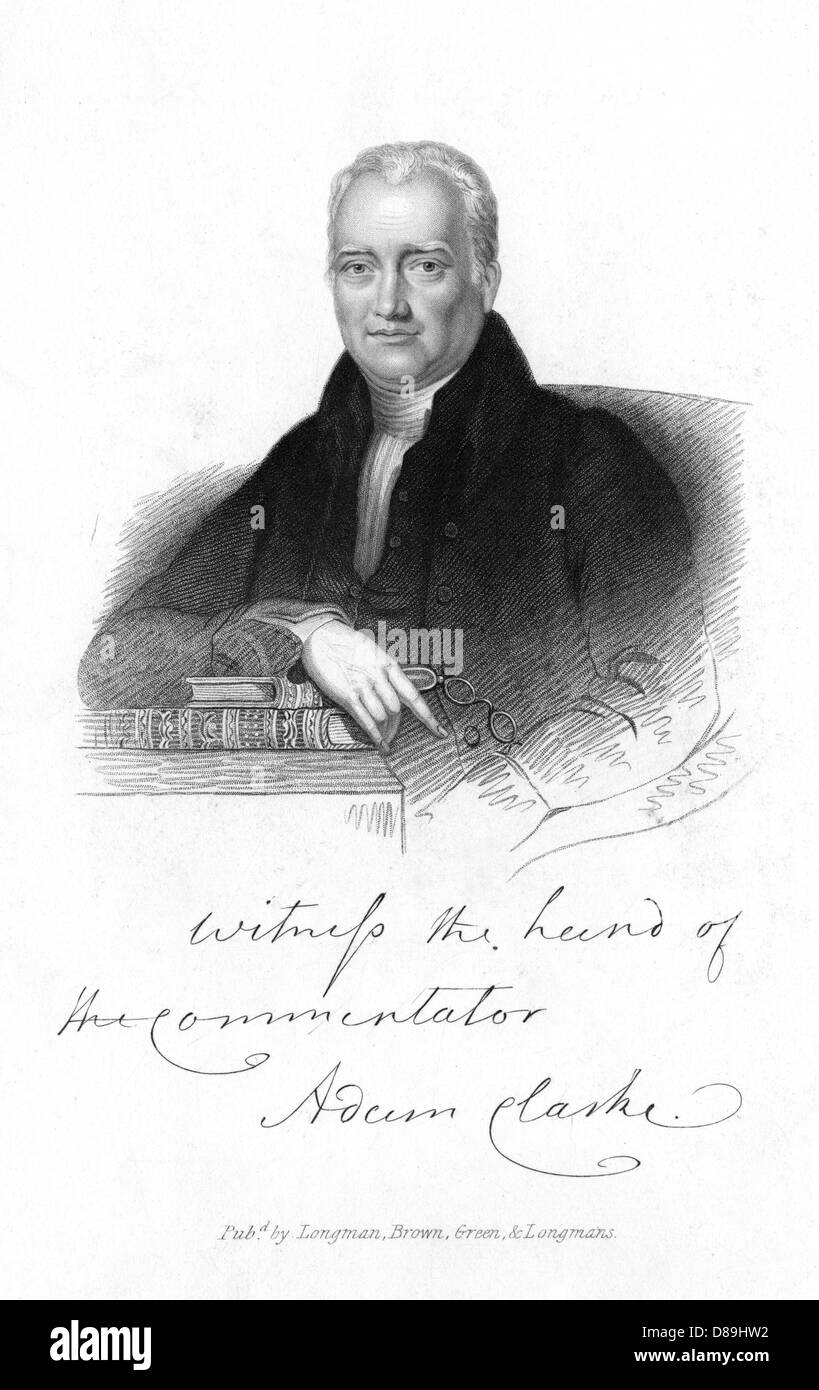 Adam clarke Banque d'images noir et blanc - Alamy