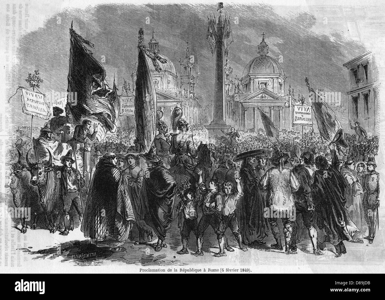 République romaine 1849 Banque de photographies et d’images à haute ...