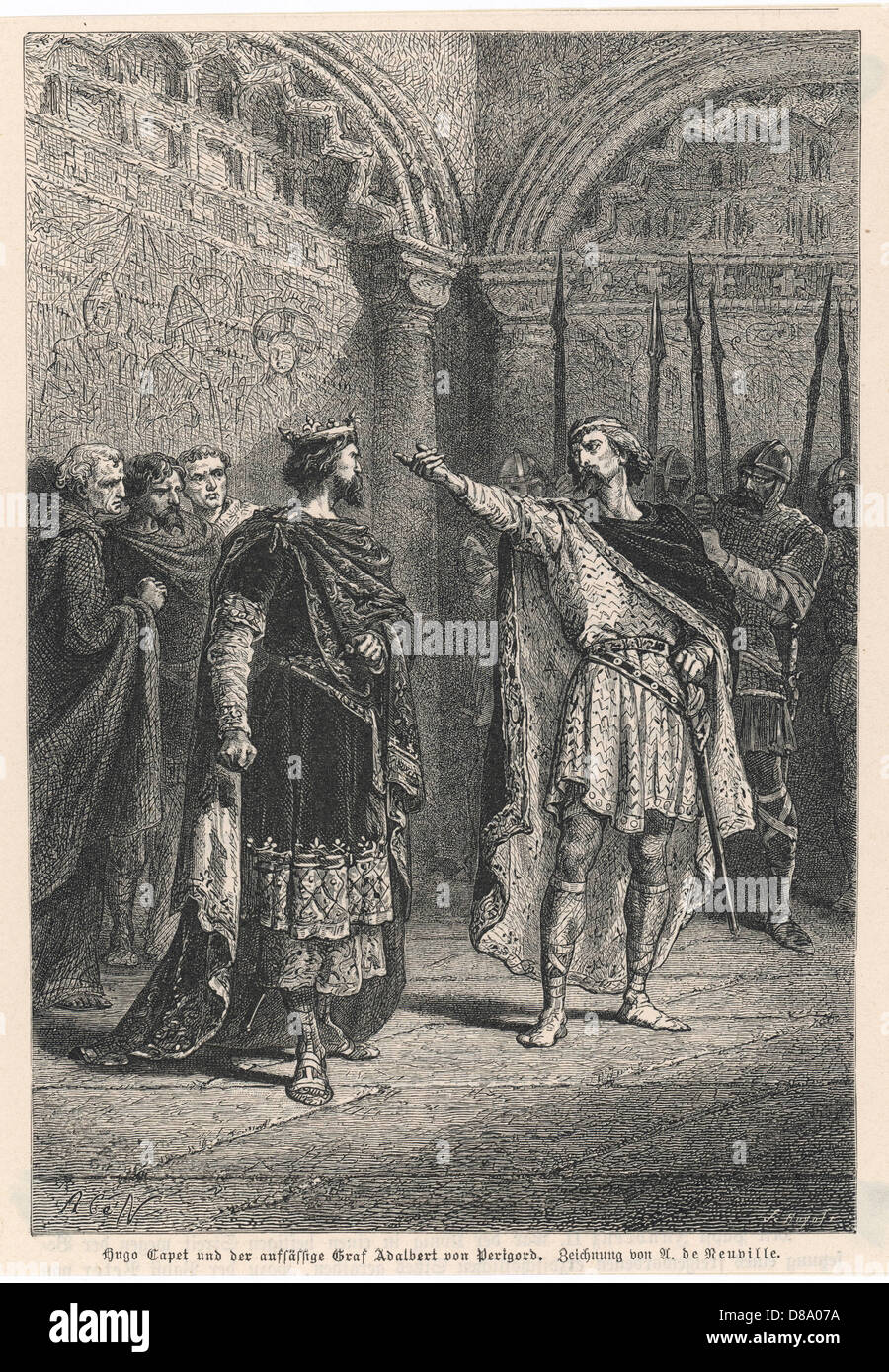 Hugues Capet Roi France Banque d'image et photos - Alamy