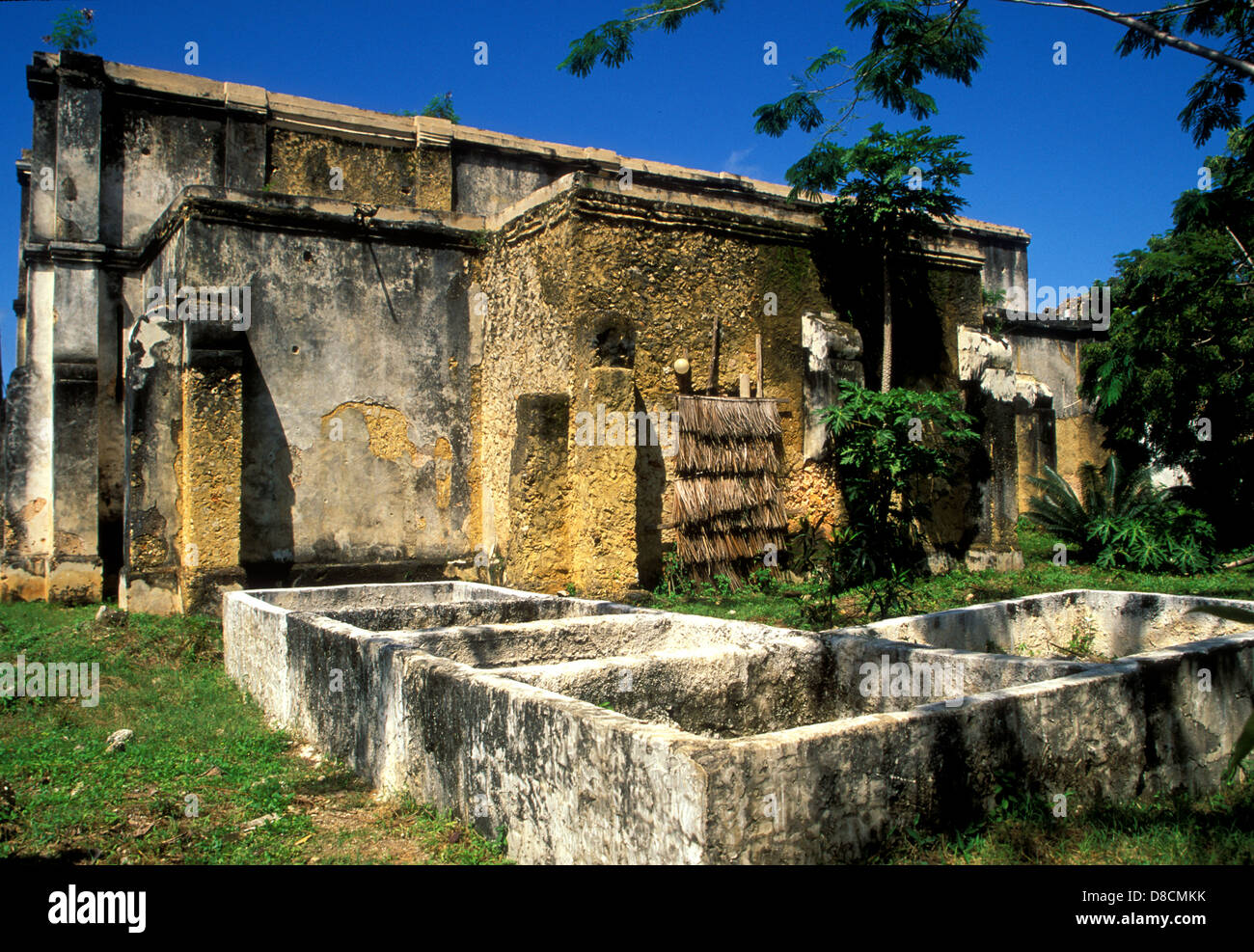 Ruines de Mbweni, mission d'esclaves, église et blanchisserie des ...