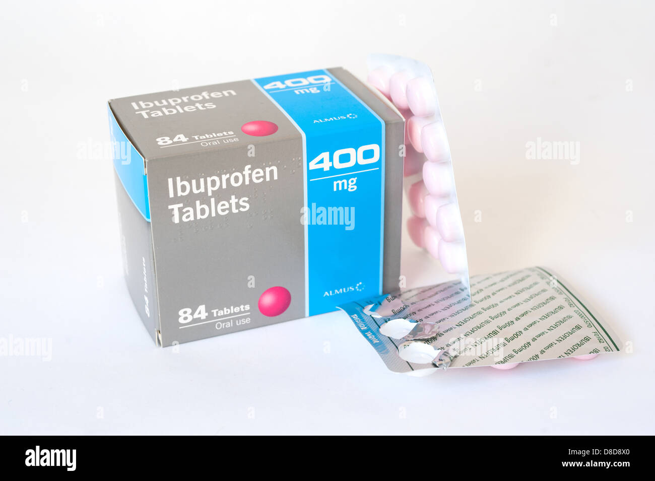 Ibuprofen 400mg tablets Banque de photographies et d’images à haute ...