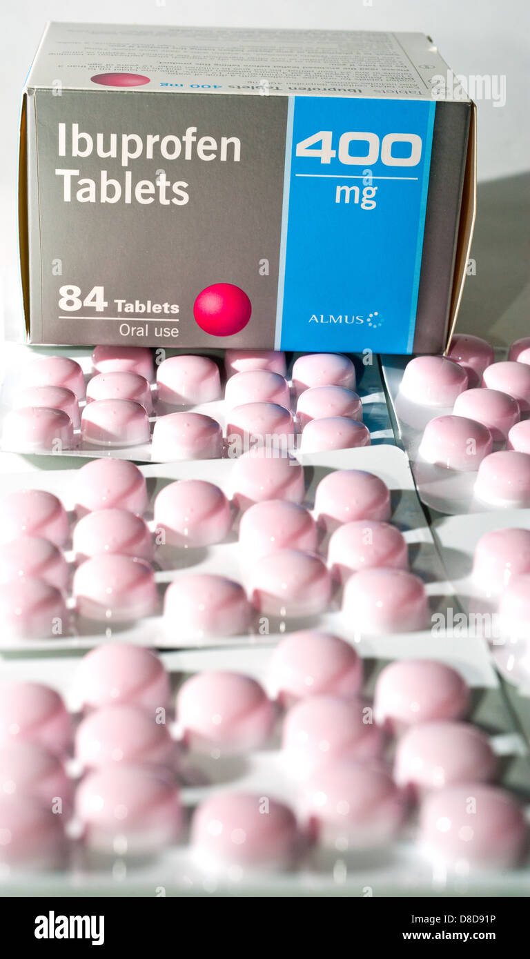 Ibuprofen 400mg tablets Banque de photographies et d’images à haute ...
