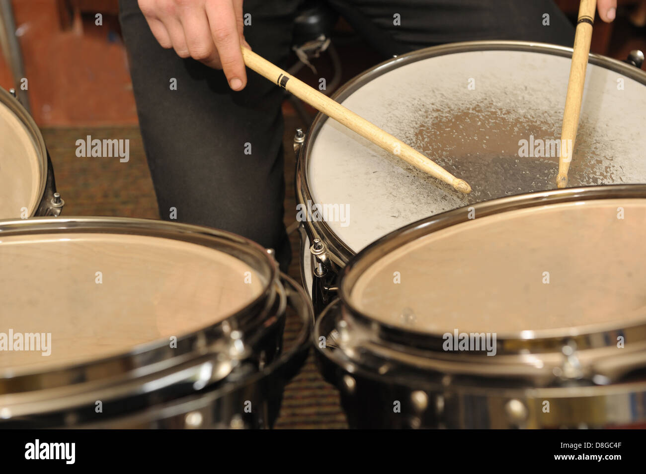Le batteur dans le Banque de photographies et d’images à haute ...
