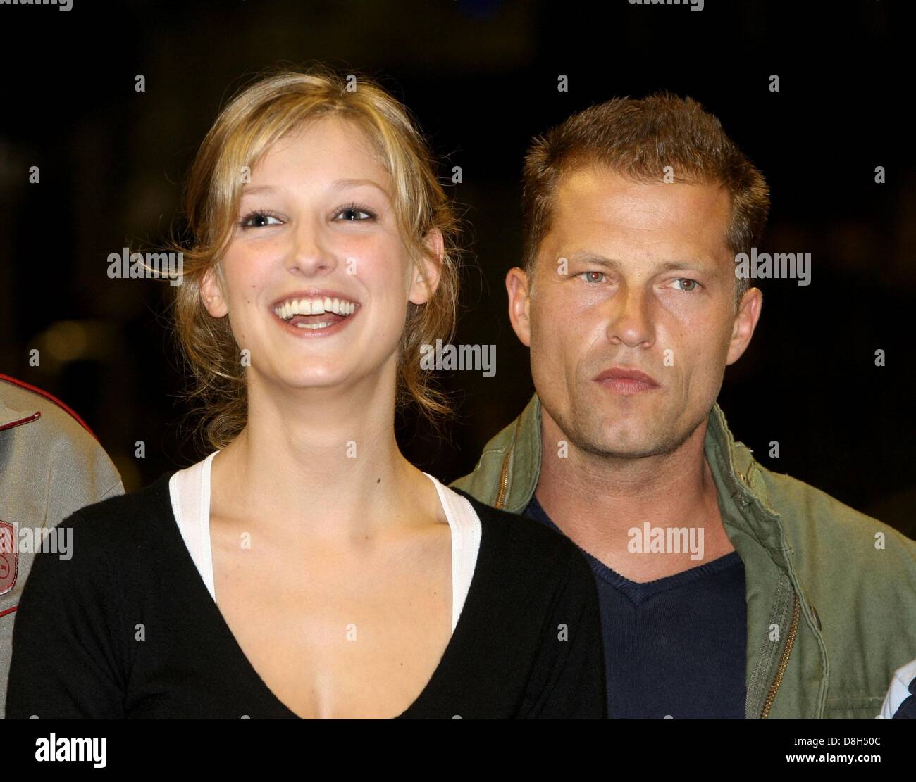 Photocall à l'occasion du tournage du film 'Spécial' avec Til Schweiger ...