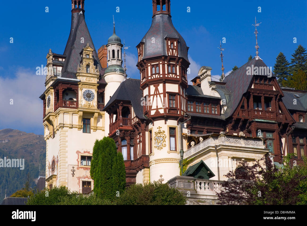 La Roumanie, la Transylvanie, Carpates, Sinaia, château de Peles, le ...