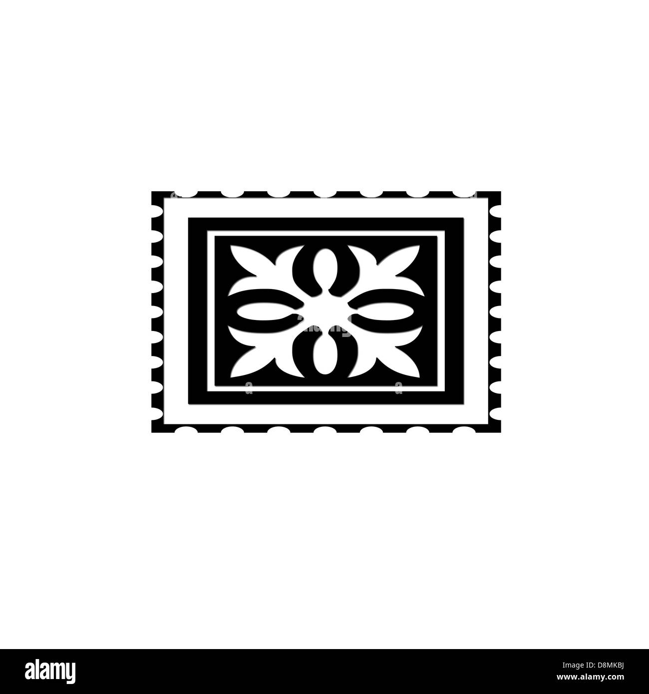 Timbre Noir Et Blanc Banque d'image et photos - Alamy