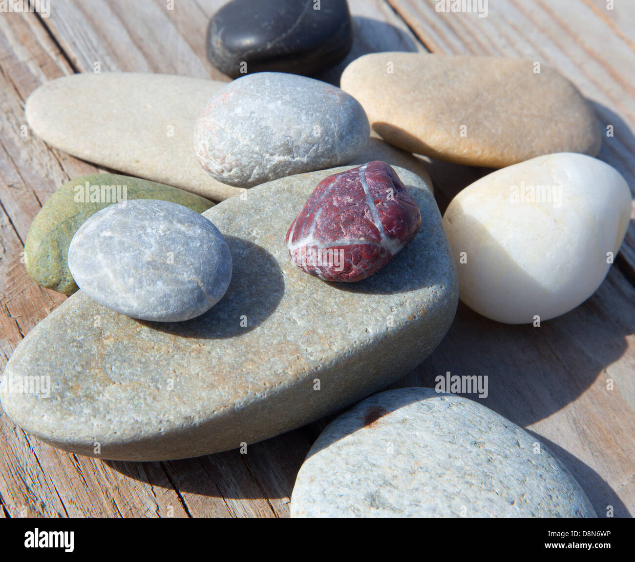 Gravier de silex Banque de photographies et d’images à haute résolution - Alamy