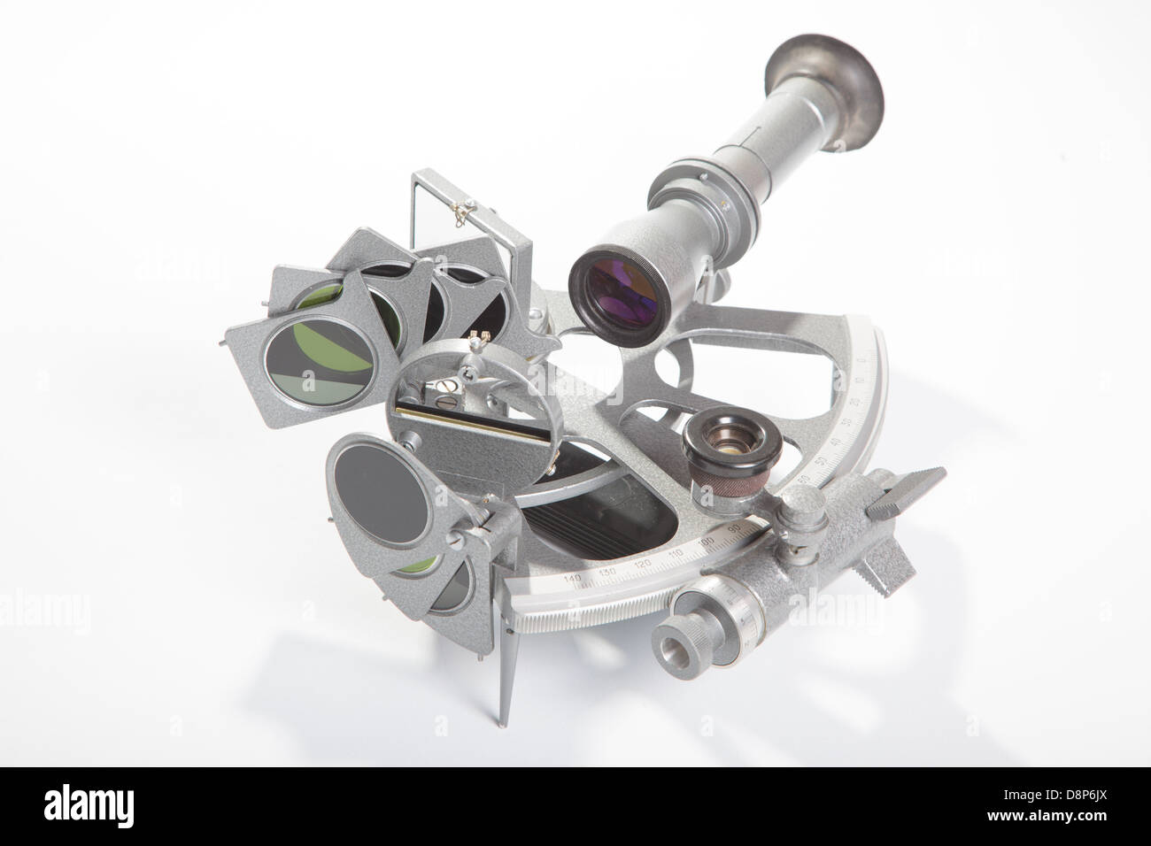Angle de navigation optique astronomique sextant Banque de ...
