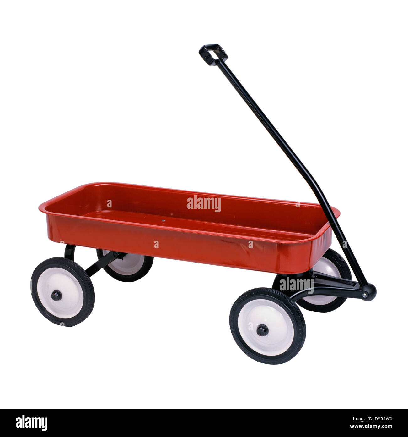Little red wagon Banque d'images détourées - Alamy