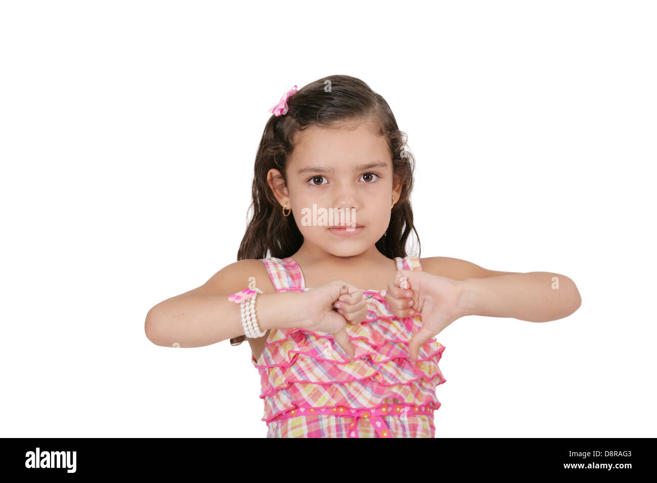Signe du pouce vers le bas Banque de photographies et d’images à haute ...