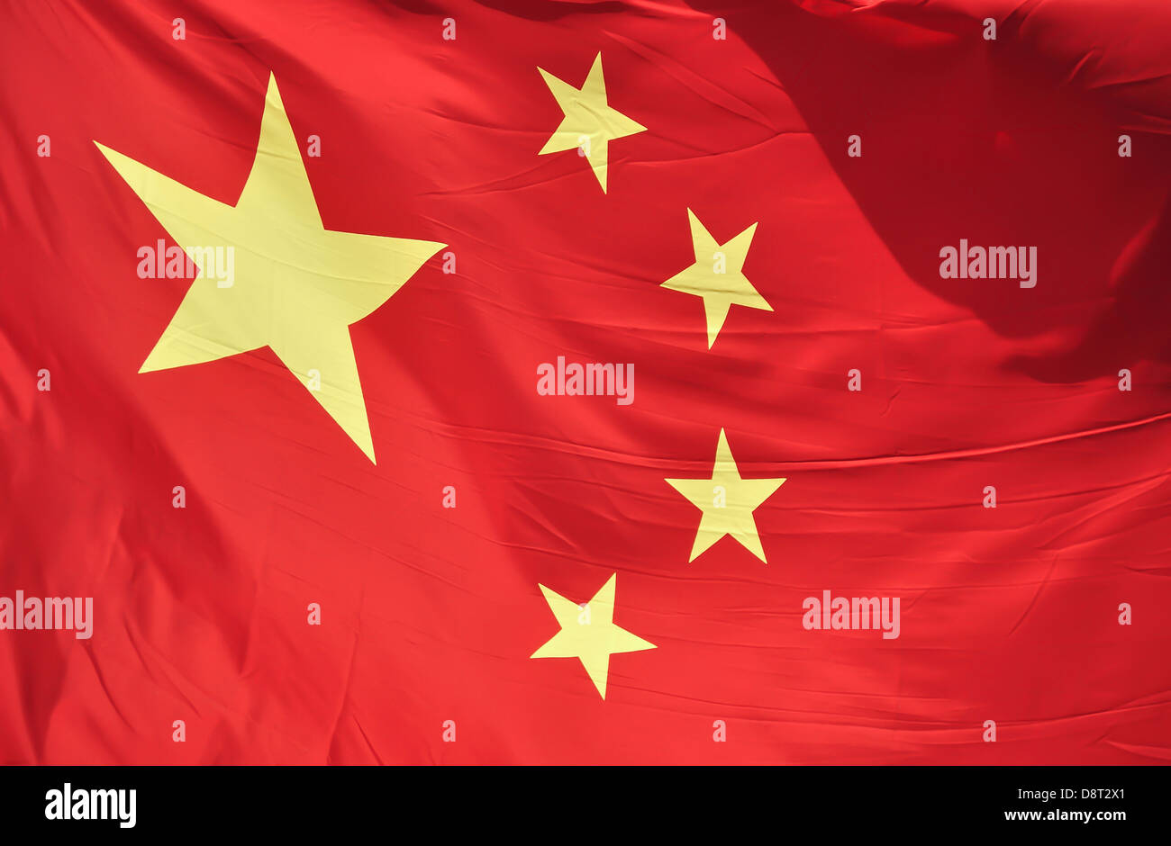 Drapeau national de chinois Banque de photographies et d’images à haute ...