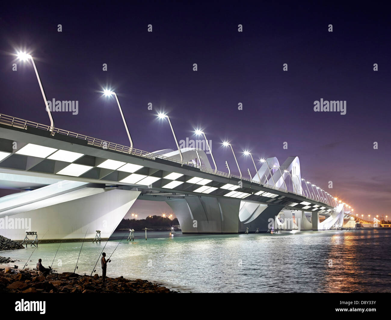 Pont Sheikh Zayed, Abu Dhabi, Abu Dhabi, Emirats Arabes Unis ...