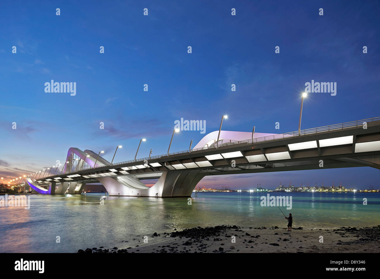 Pont Sheikh Zayed, Abu Dhabi, Abu Dhabi, Emirats Arabes Unis ...