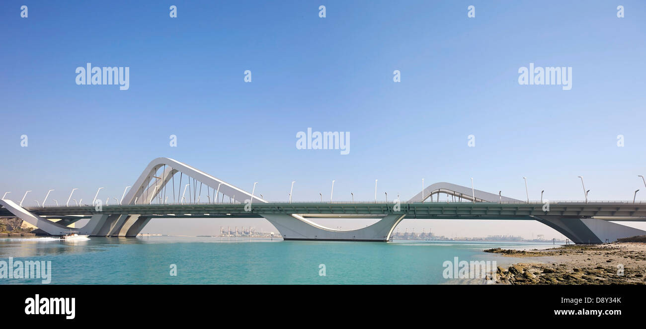 Pont Sheikh Zayed, Abu Dhabi, Abu Dhabi, Emirats Arabes Unis ...