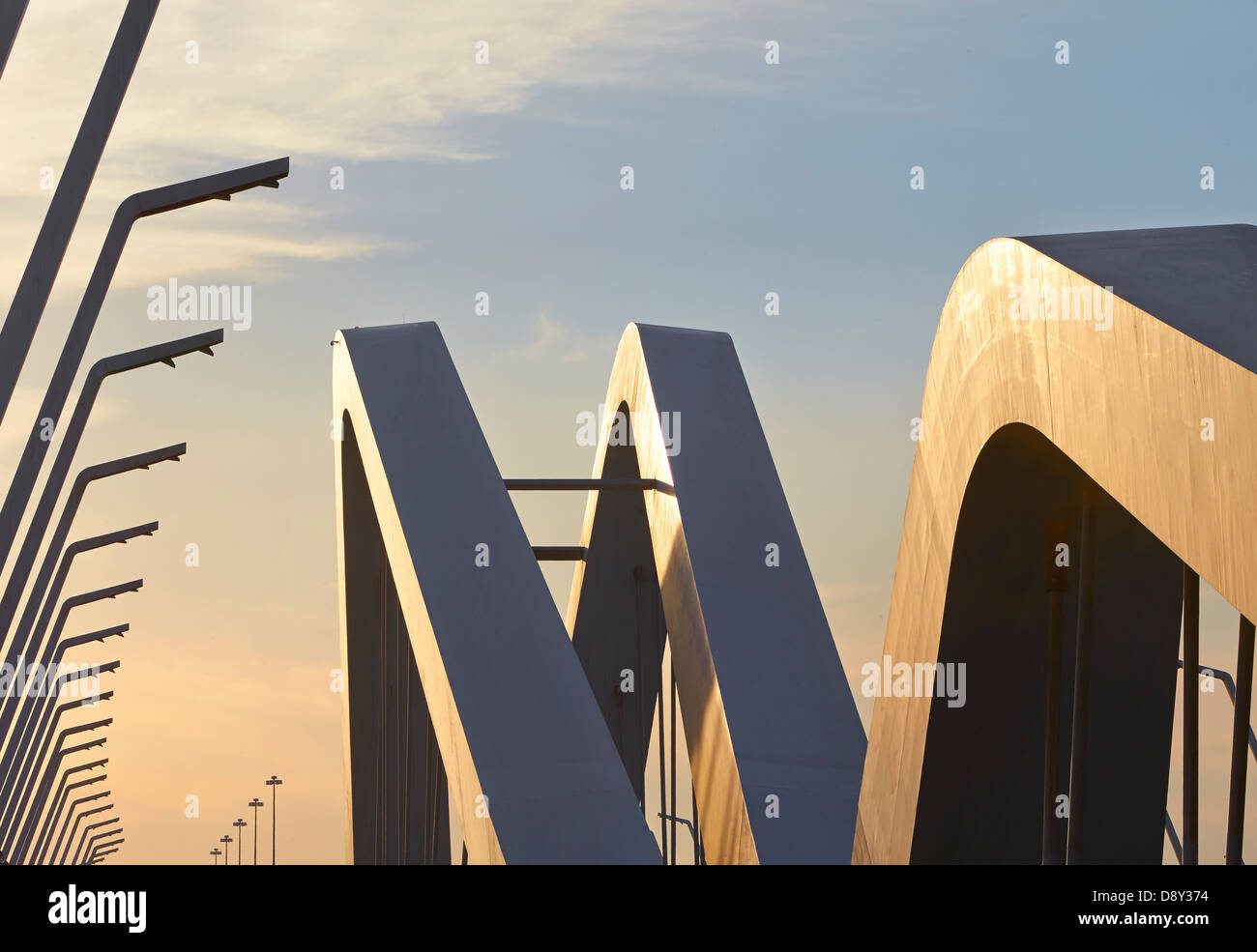 Pont Sheikh Zayed, Abu Dhabi, Abu Dhabi, Emirats Arabes Unis ...