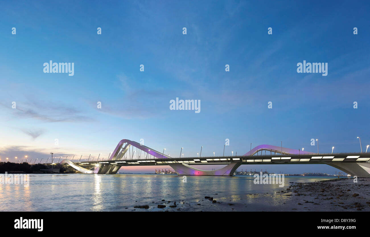 Pont Sheikh Zayed, Abu Dhabi, Abu Dhabi, Emirats Arabes Unis ...