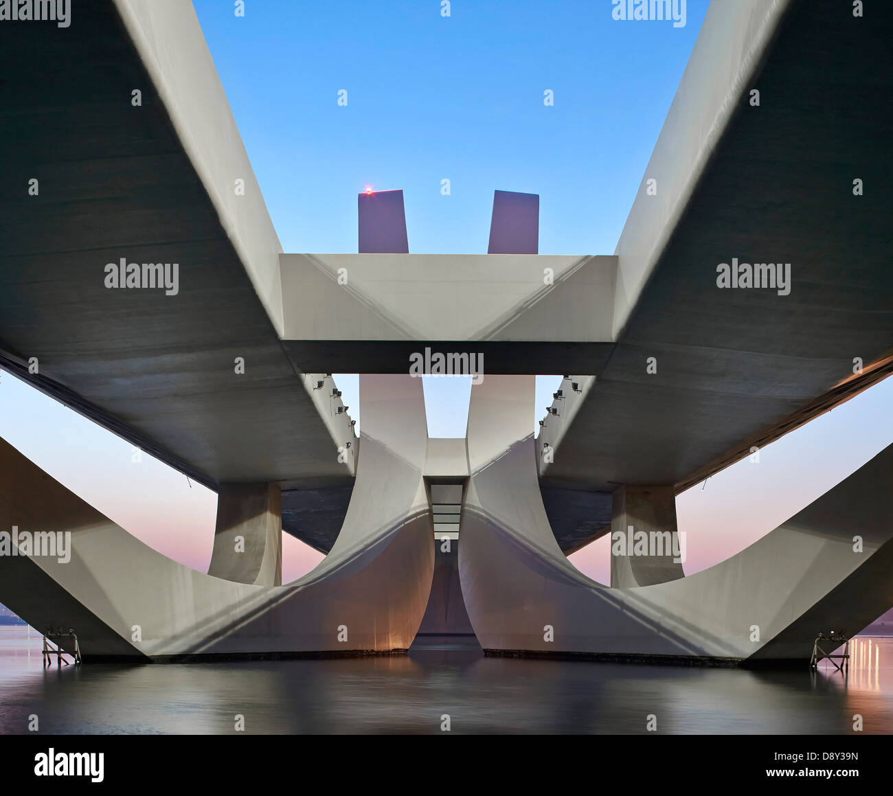 Pont Sheikh Zayed, Abu Dhabi, Abu Dhabi, Emirats Arabes Unis ...
