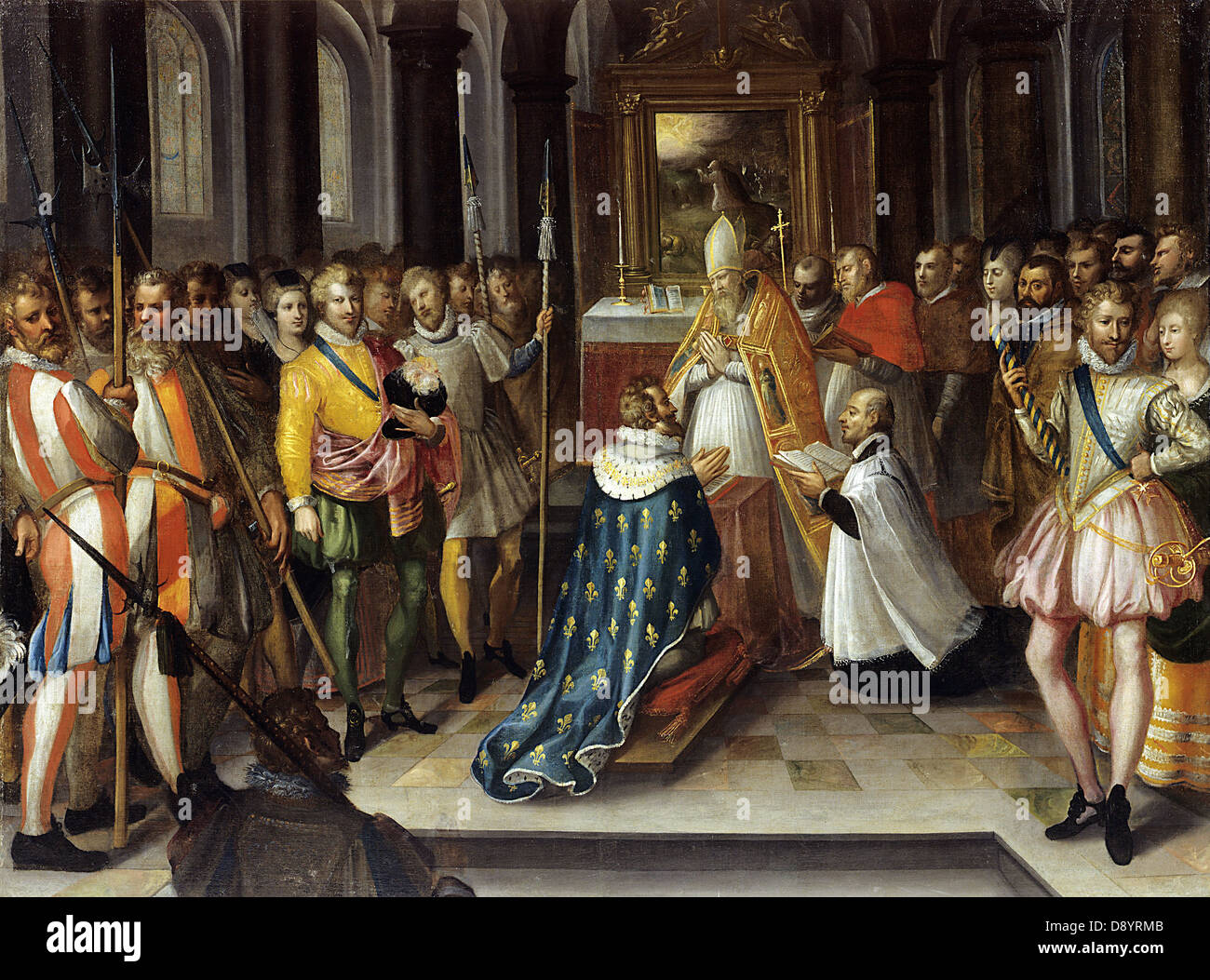 Nicolas Bollery l'abjuration de Henri IV à Saint Denis XVI ème siècle ...