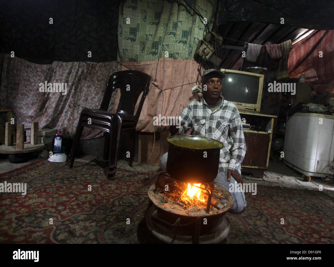 13 mai 2013 - La ville de Gaza, bande de Gaza, territoire palestinien ...