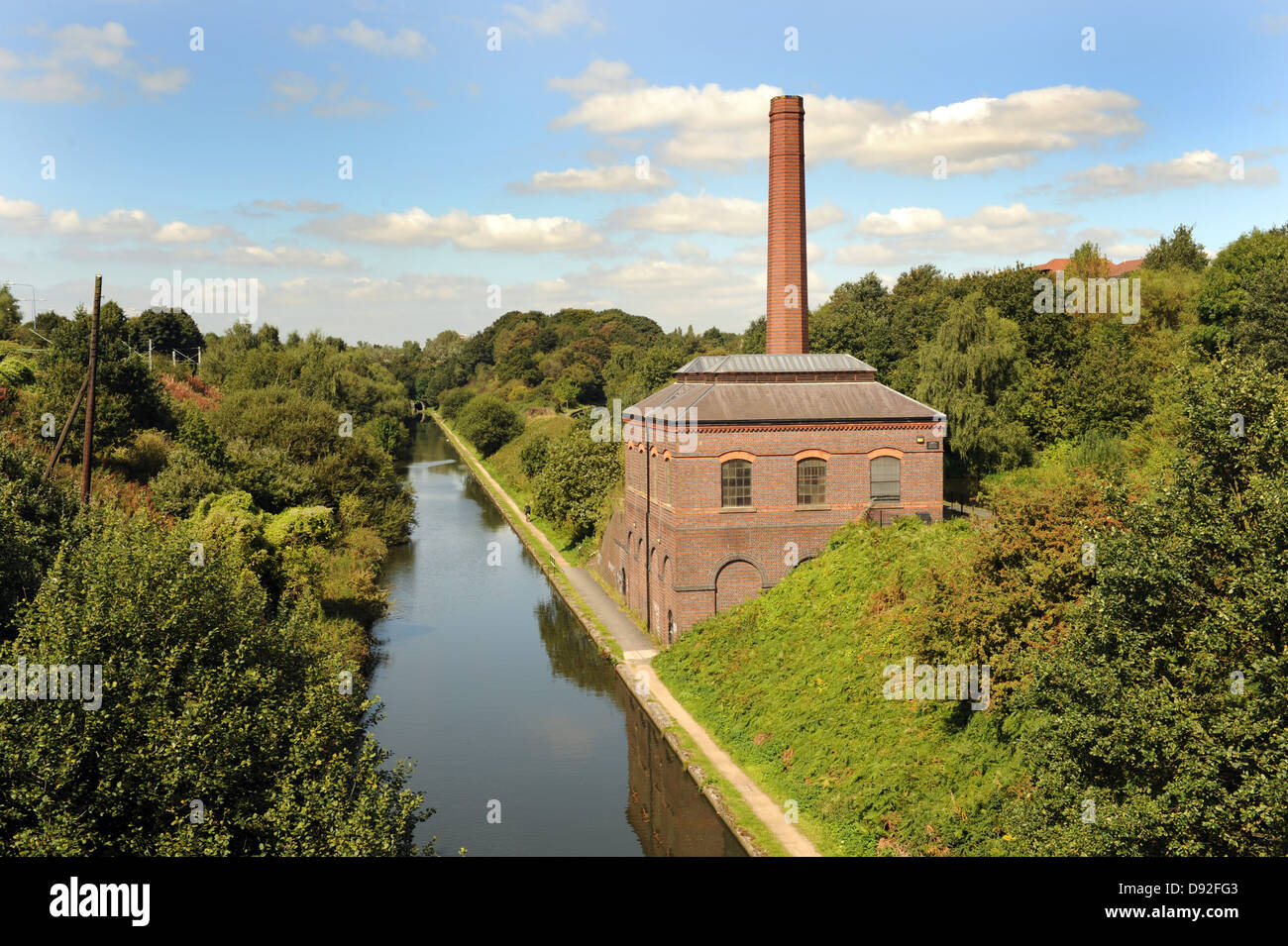 La nouvelle station de pompage à Smethwick Sandwell et le nouveau canal ...