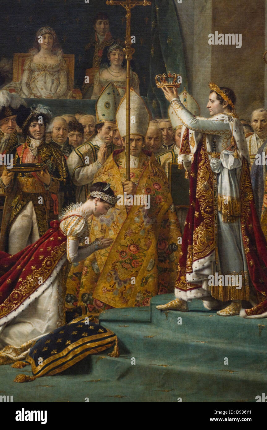 Jacques-Louis David, Le Sacre de Napoléon - Le Sacre de Napoléon 1805 ...