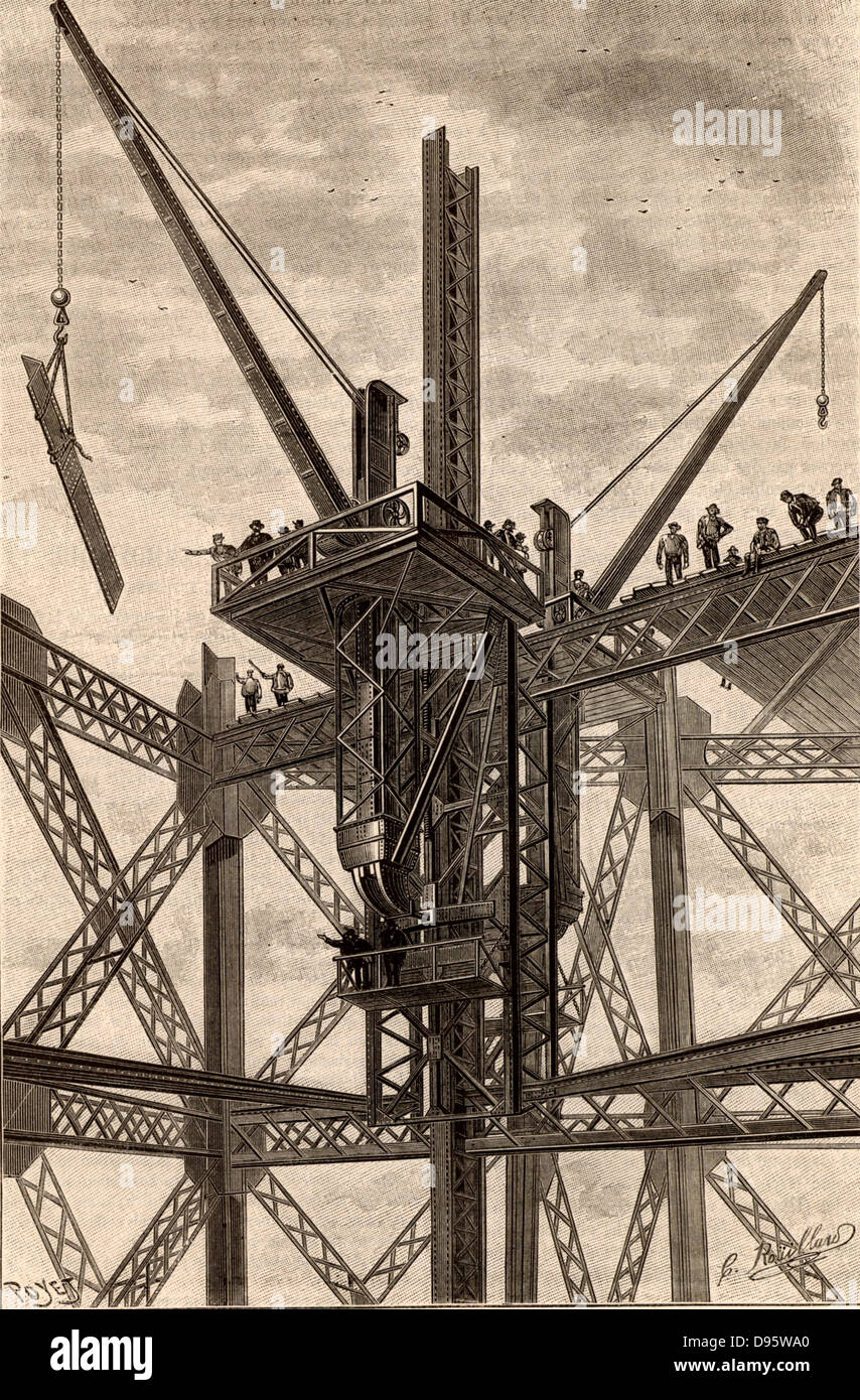Construction Tour Eiffel Banque d'image et photos - Alamy