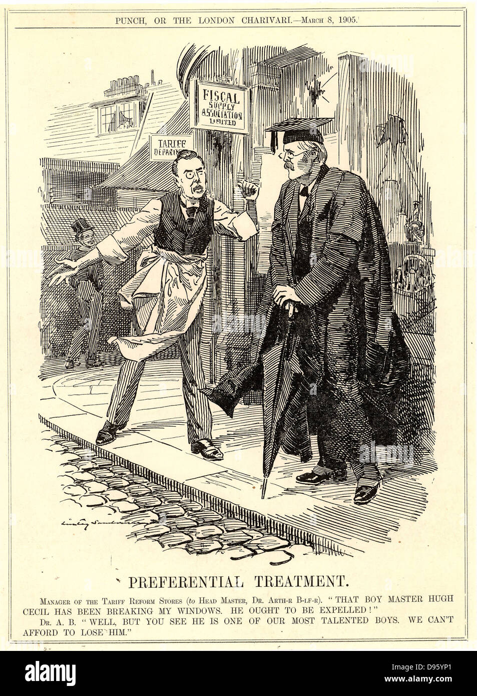 Joseph Chamberlain (1836-1914) et homme d'affaires britannique. Membre ...